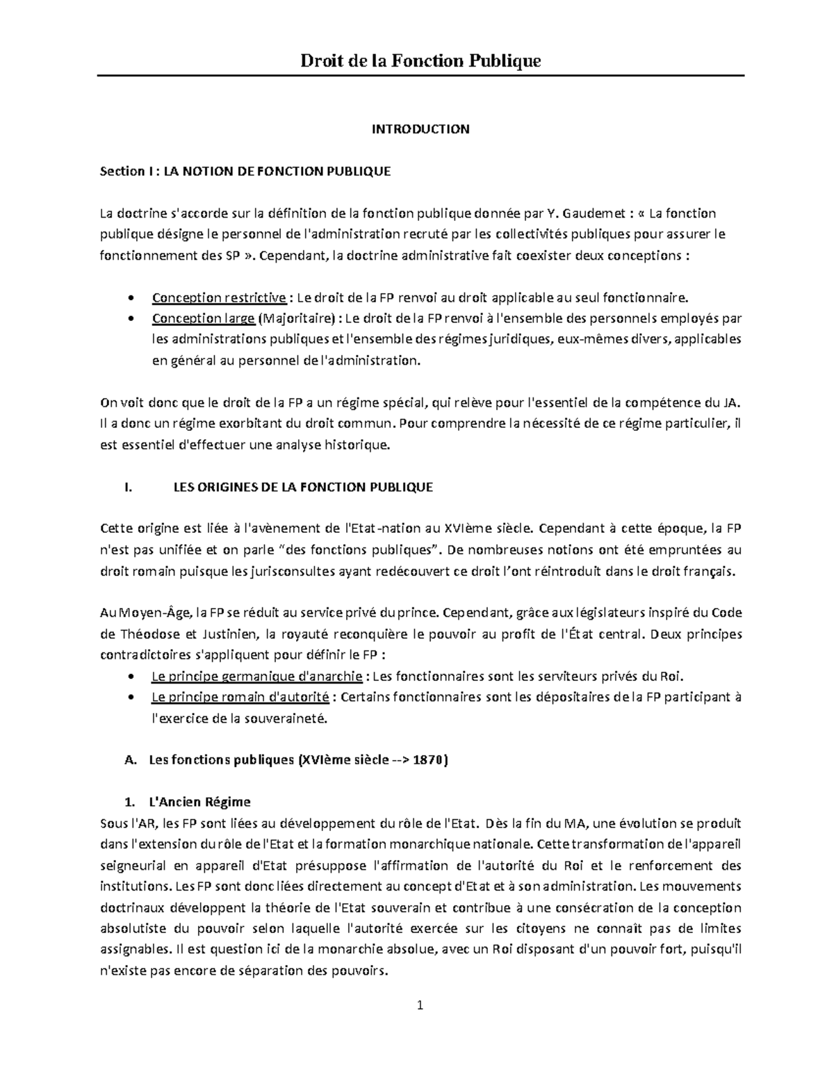 Droit de la Fonction Publique - Warning: TT: undefined function: 32 Warning: TT: undefined ...