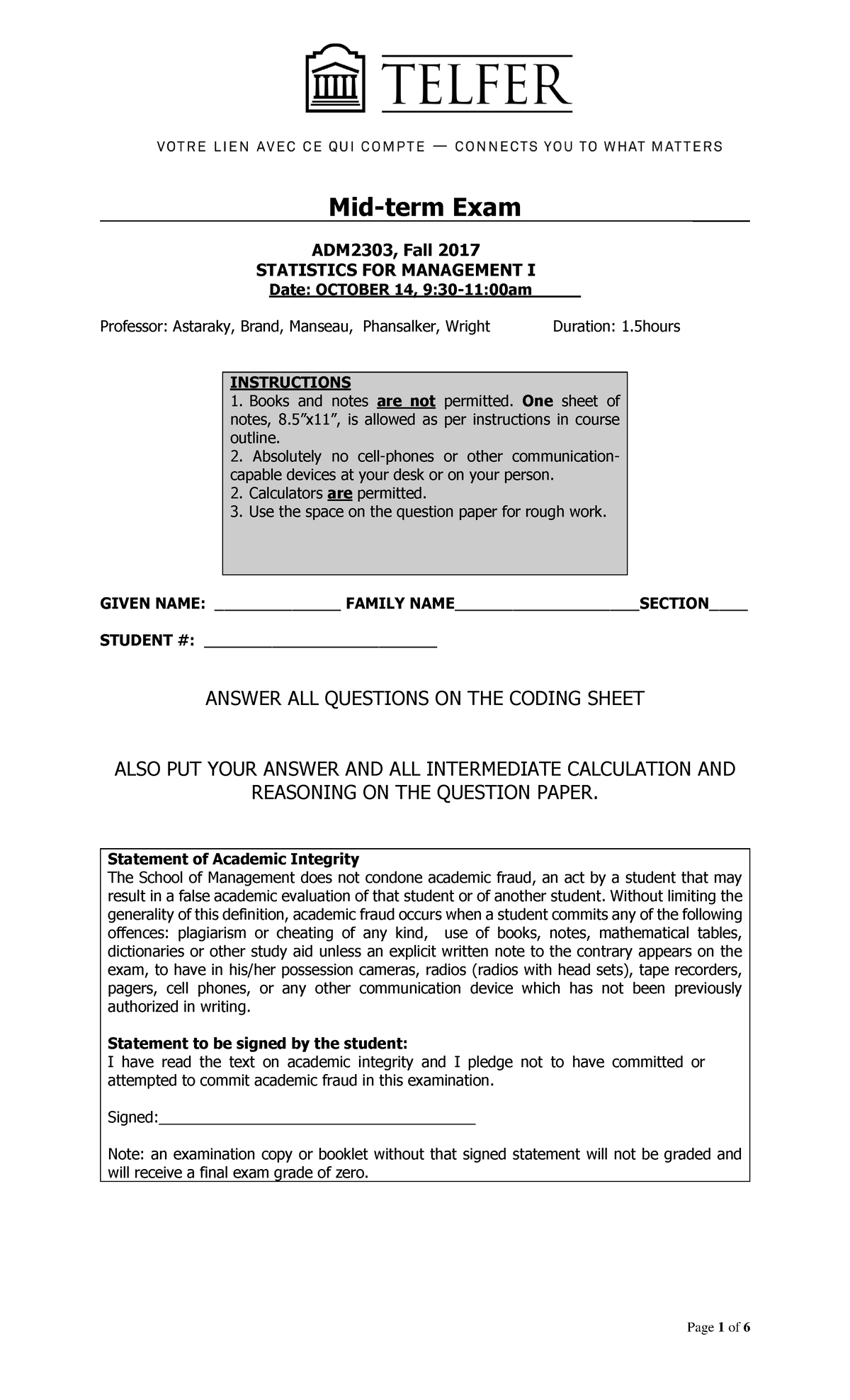 Exam 9 June 2017, questions - Warning: TT: undefined function: 32 Page ...
