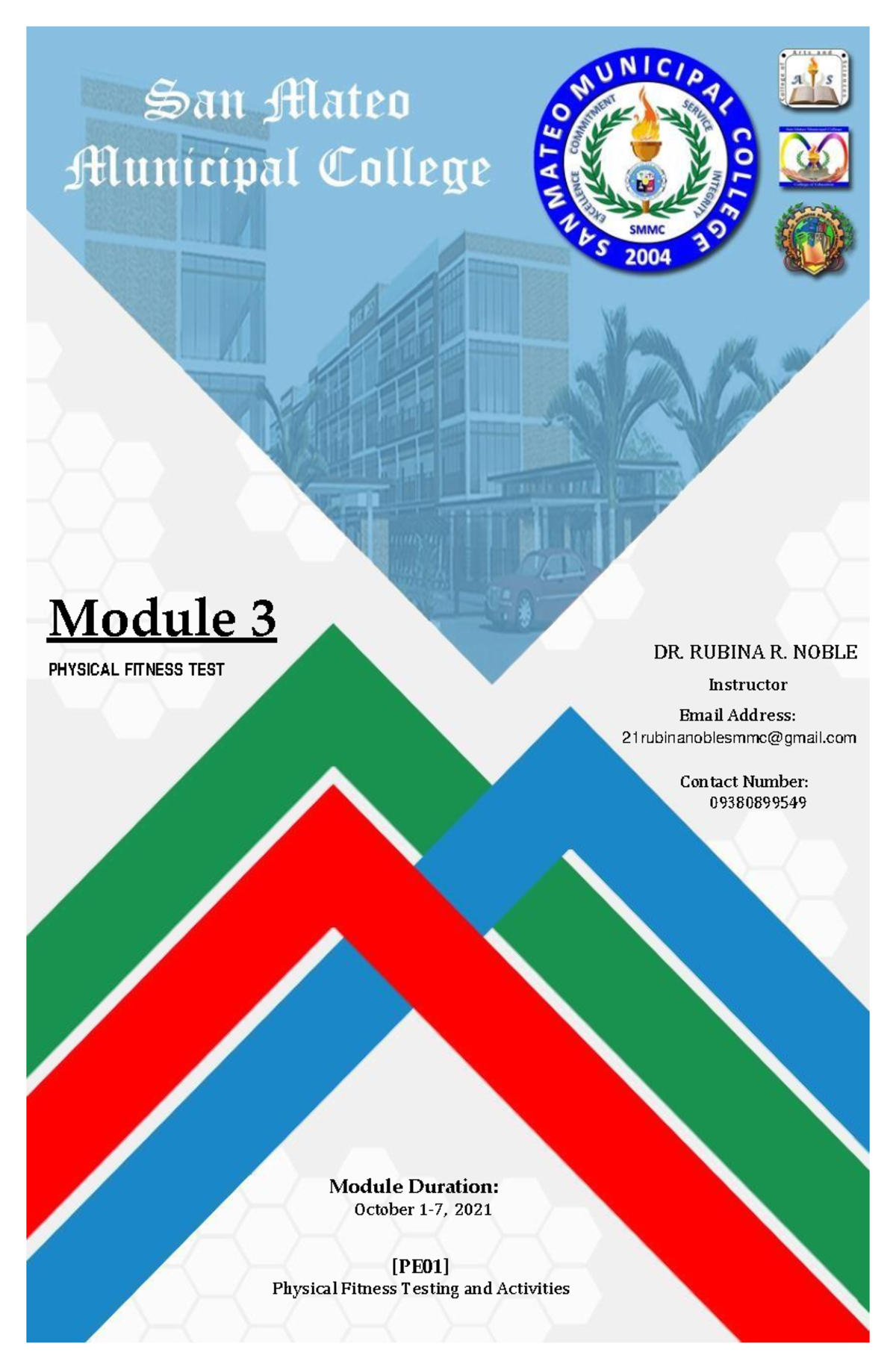 - Module-3 PHYSICAL FITNESS - Module 3 PHYSICAL FITNESS TEST DR. RUBINA ...