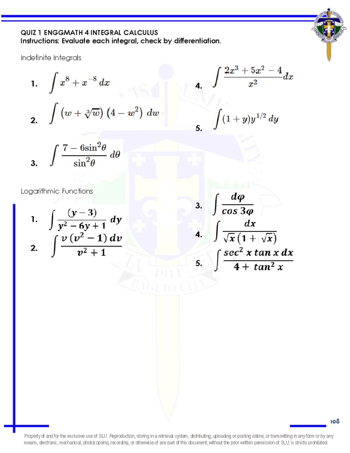 Enggmath 4 module 108 116 - Property of and for the exclusive use of ...