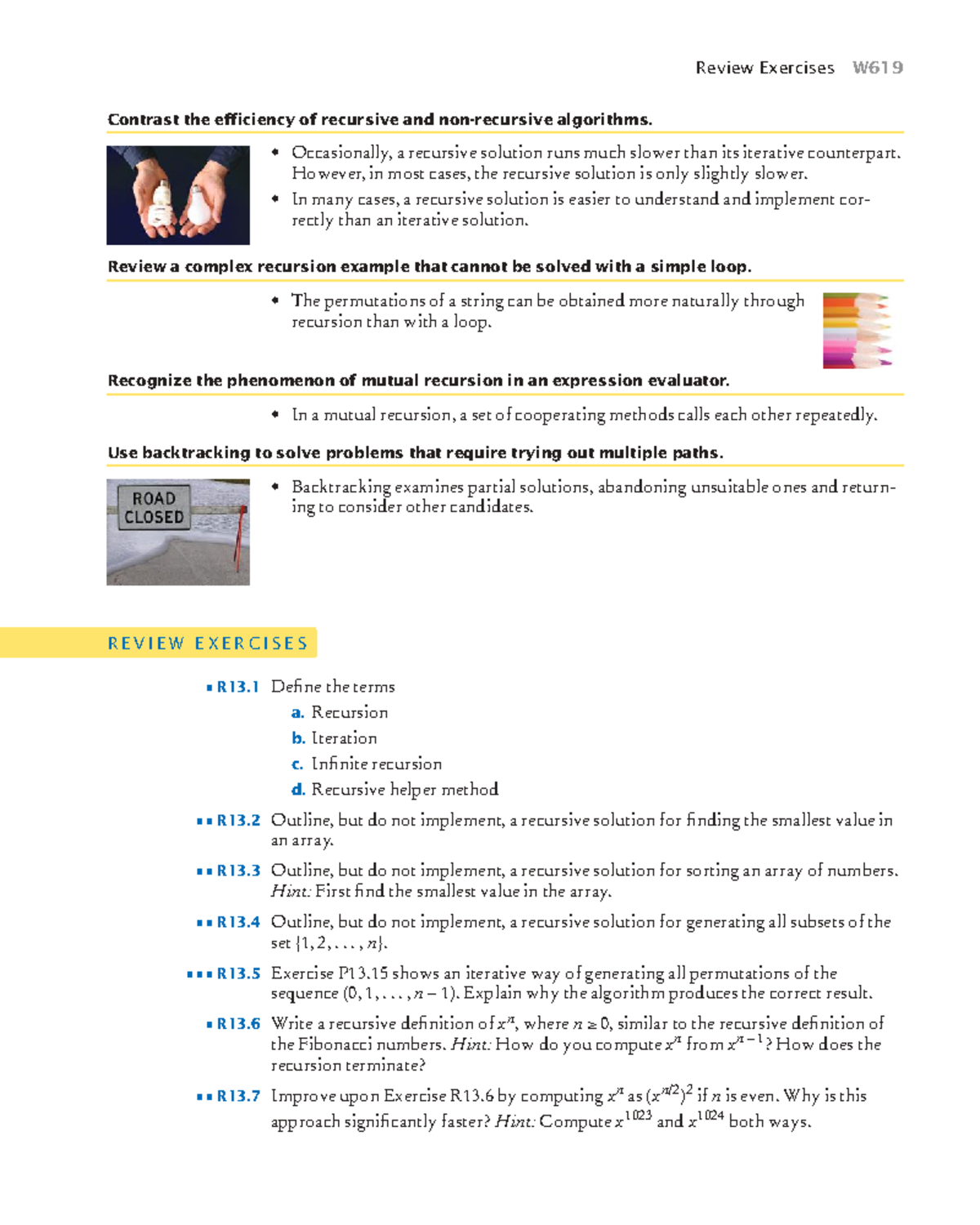 Questions from Java for everyone - review exercises W contrast the ...