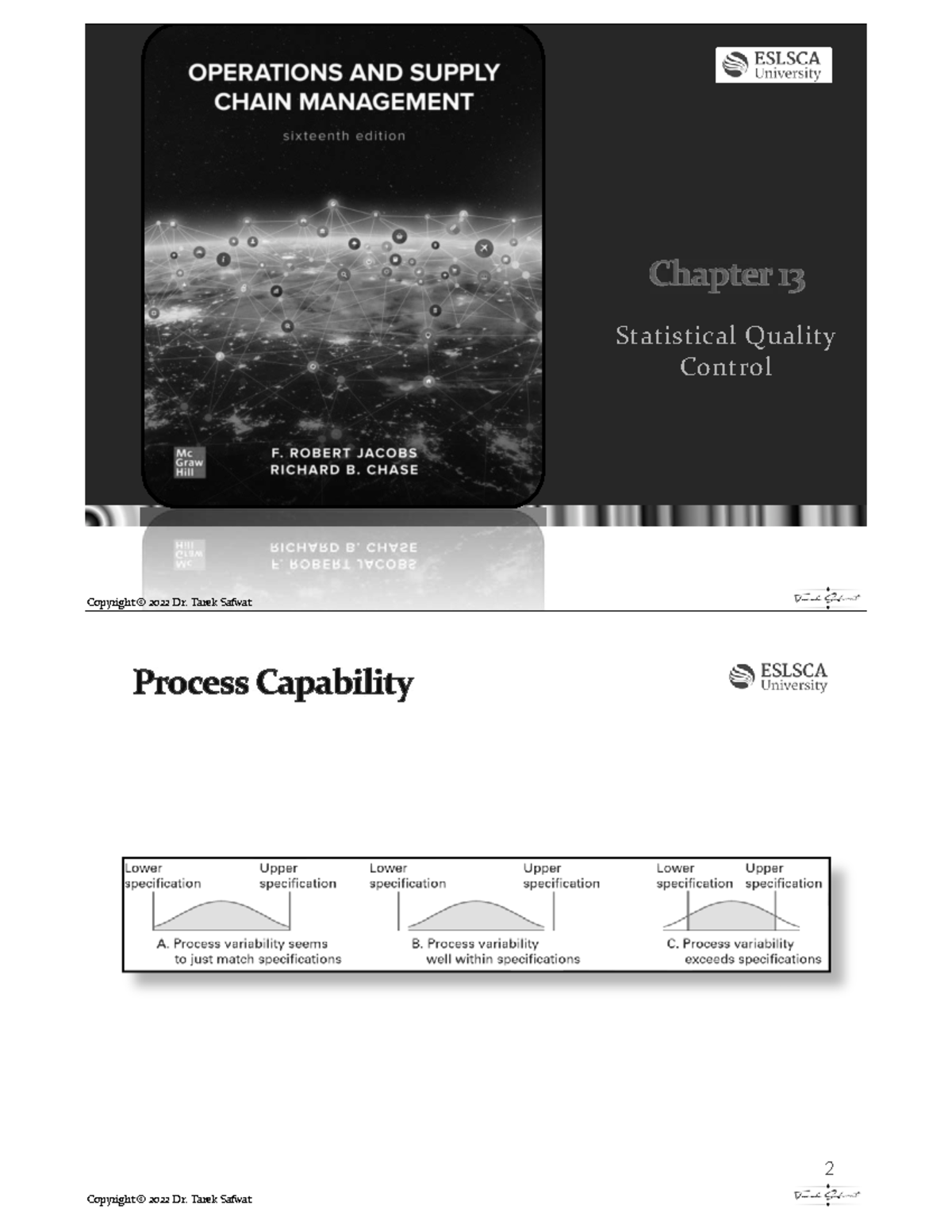 04 Ch 13 Statistical Quality Control - Copyright © 2022 Dr. Tarek ...