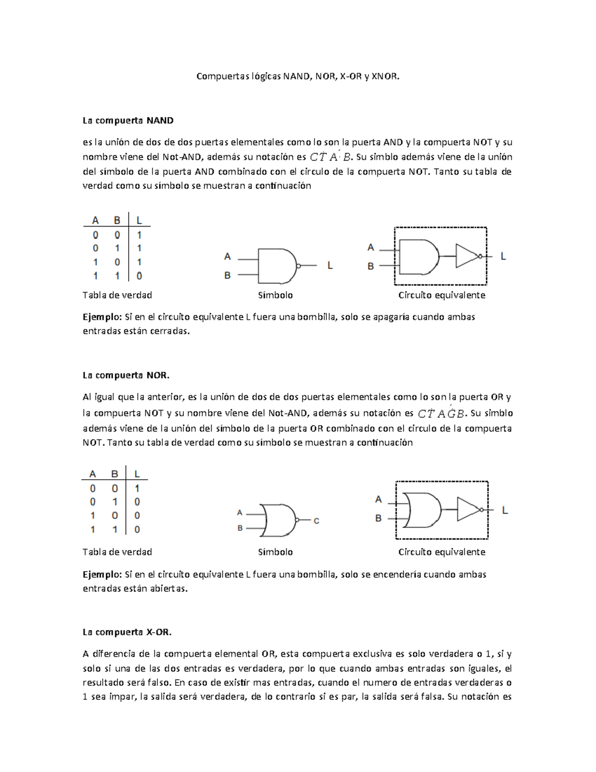 Toaz - TALLER DE COMPUERTAS LOGICAS, CONTOLADORES LOGICOS PROGRAMABLES ...