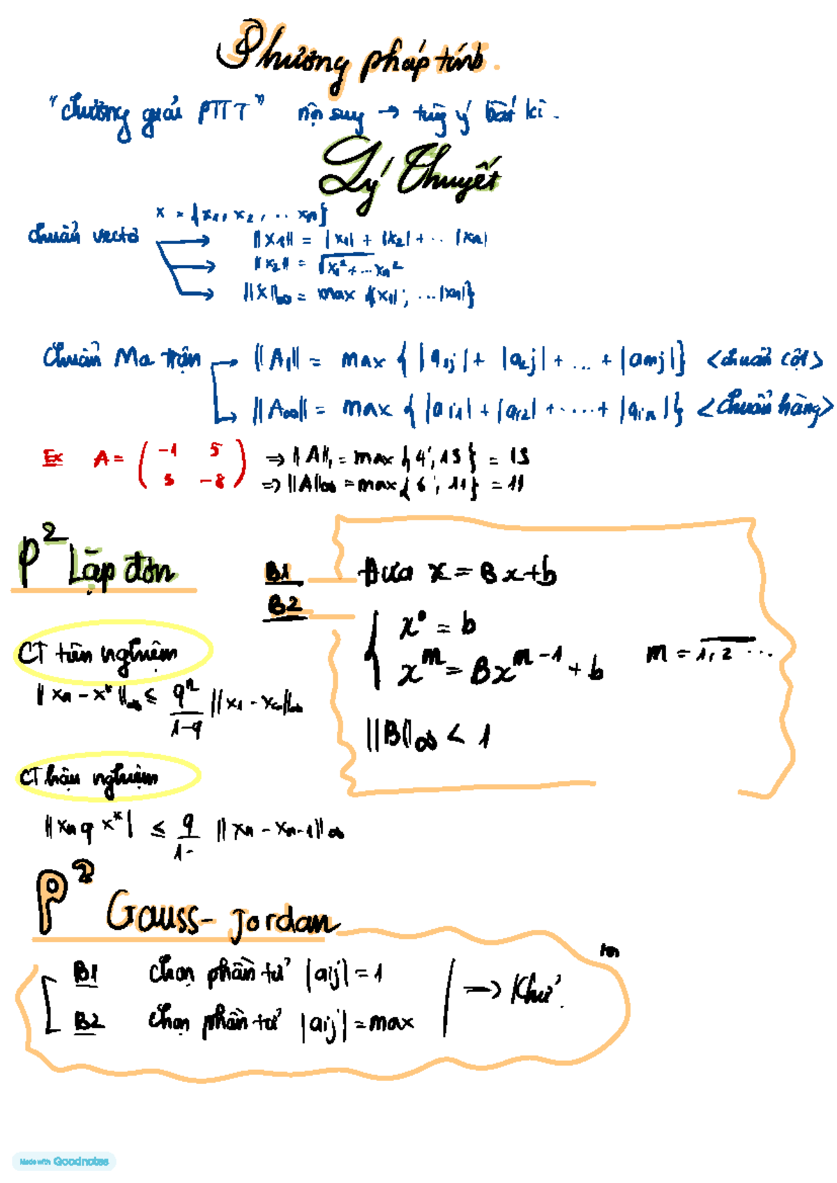 Lý Thuyết Phương pháp Tính đợt 2 - Shuangphap tink "Chring gar PTT ...