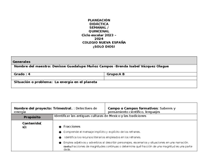 PlaneacióN Febrero 4ºB - Escuela: Benito Juárez Docente: Brenda Isabel ...
