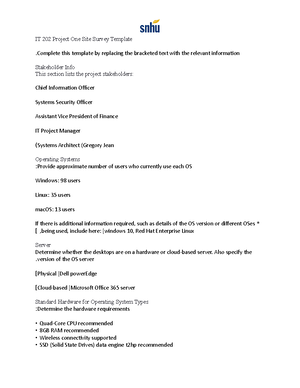 IT 200 Constructing a Computer System - IT 200 System Specifications Template Client: Gamer ...