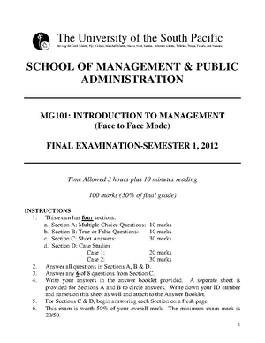 MA111 Exam S1 2019 Question Paper - MA111: Linear Algebra and Calculus ...