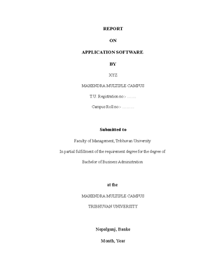 Guidelines for seminar paper of BBA BBM - Tribhuvan University Faculty ...