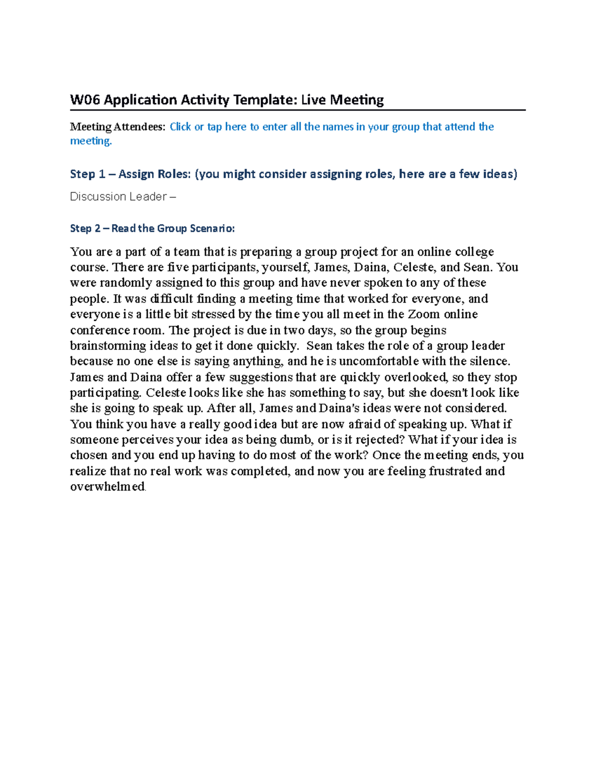 Pc103 document w06Application Activity Template Live Meeting - W06 ...