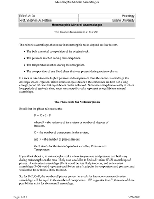 Triangular plots metamo - Triangular Plots in Metamorphic Petrology ...