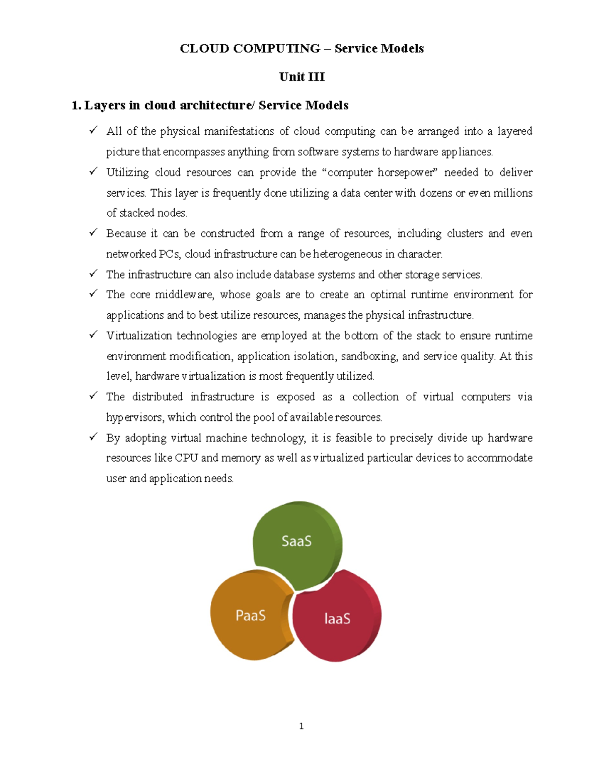 Introduction to cloud computing - an application and information - CLOUD COMPUTING – Service ...