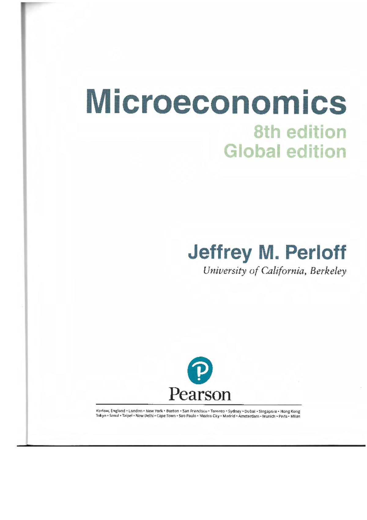 Microeconomics chap2 - Chapter 2 - Demand and Supply - Microeconomics ...