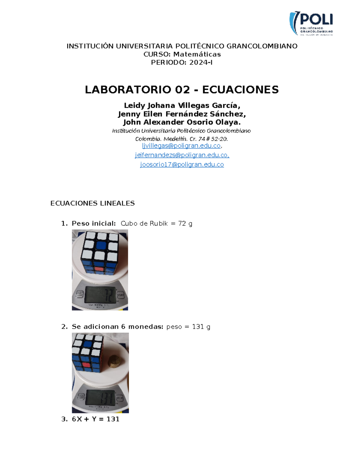 Loboratorio 02 Mat - laboratorio 2 - INSTITUCIÓN UNIVERSITARIA ...