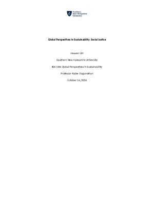 IDS Module Four Heaven Gill - IDS 150 Module Four Short Paper Dollar ...