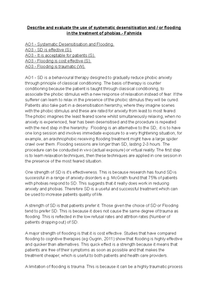 Biological Approach to Explaining OCD Essay - Describe and evaluate the ...