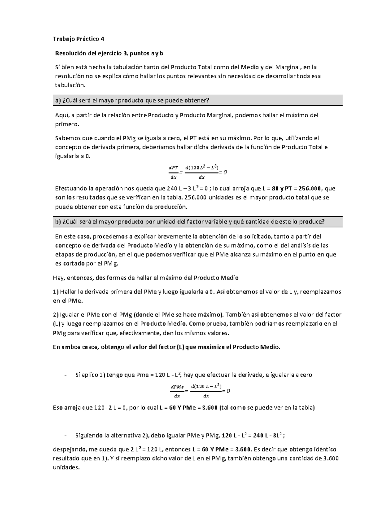 Ej 3 TP4 punto a y b - solución tp4 ejercicio3 - a) ¿Cuál será el mayor producto que se puede ...
