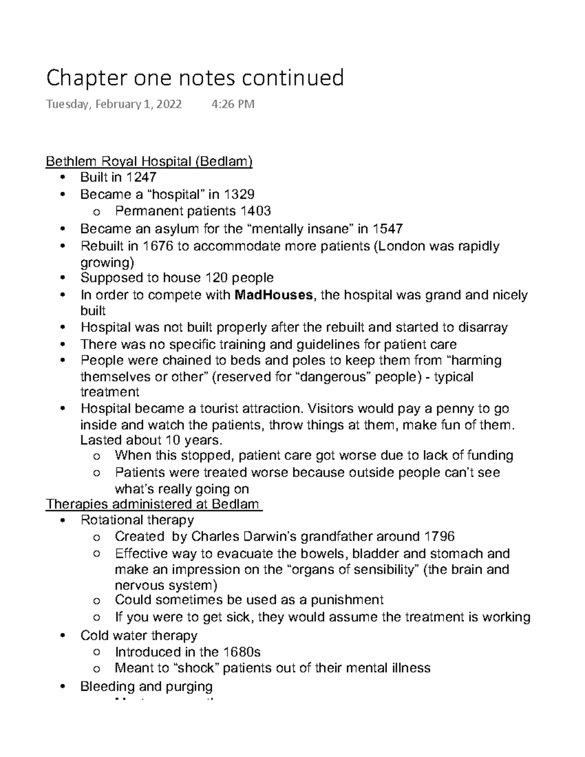 First Insane Asylums - Bethlem Royal Hospital (Bedlam) - Built in 1247 ...