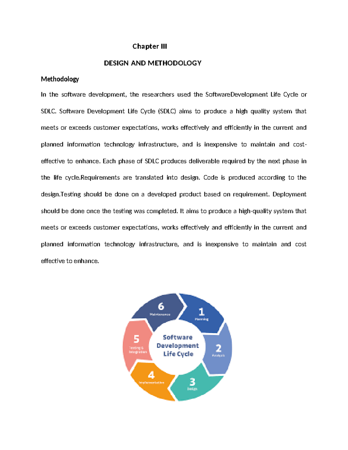 Thesis - Chapter III DESIGN AND METHODOLOGY Methodology In the software ...