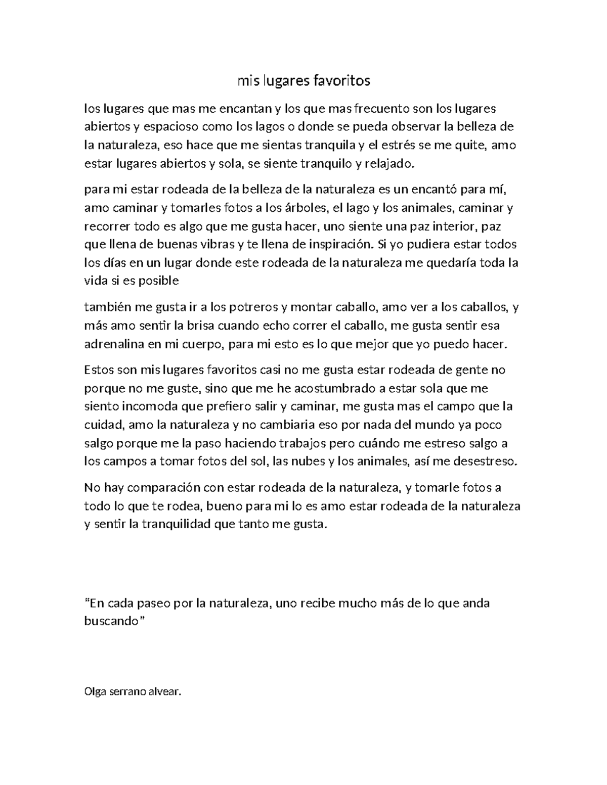 Mis lugares favoritos - mis lugares favoritos los lugares que mas me ...