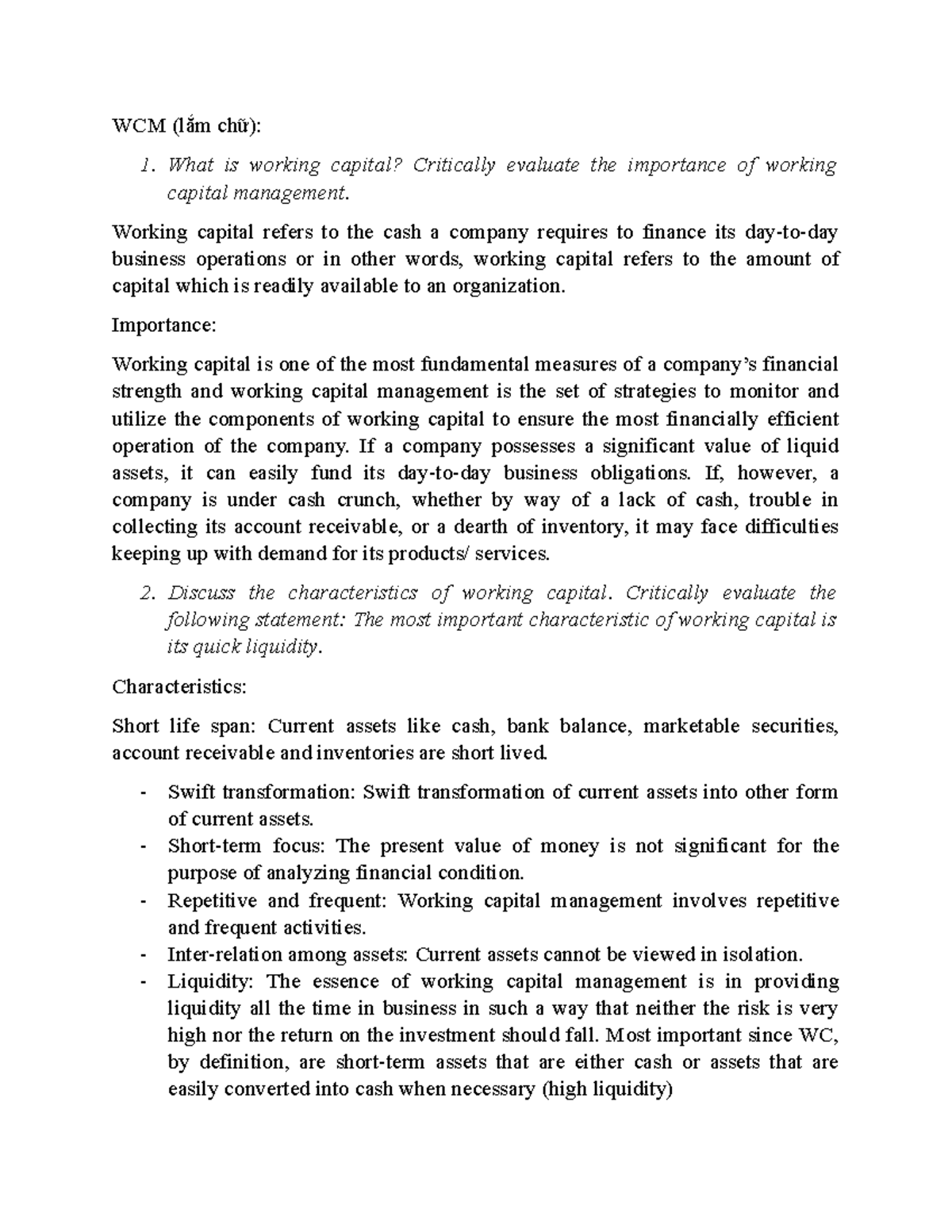 Review Essay Questions - International Finance - NEU - Studocu