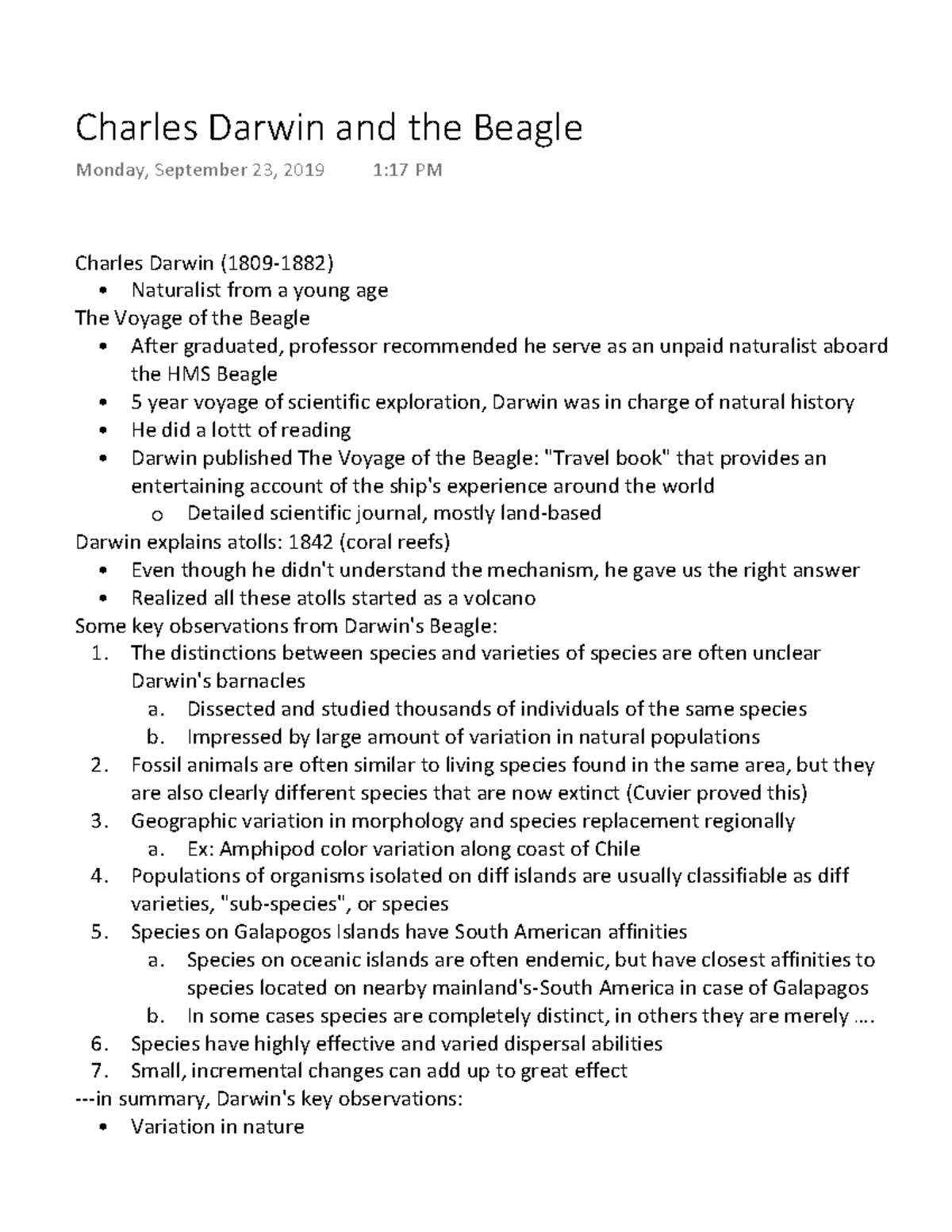 Charles Darwin and the Beagle - Charles Darwin (1809-1882) - Naturalist ...