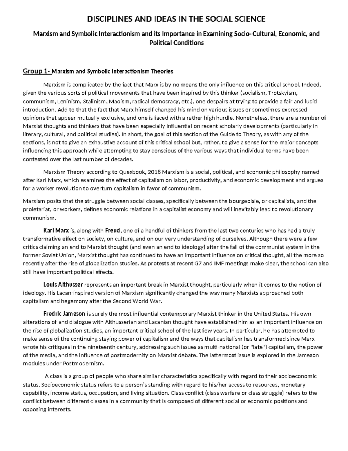 DISS-Reporting - Report - DISCIPLINES AND IDEAS IN THE SOCIAL SCIENCE ...