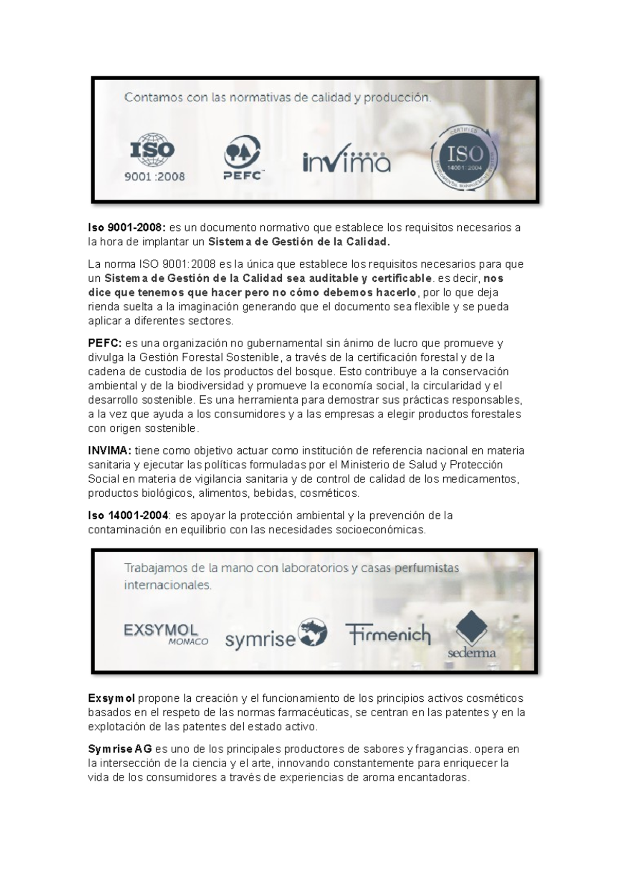 Iso 9001. envases - Iso 9001-2008: es un documento normativo que ...