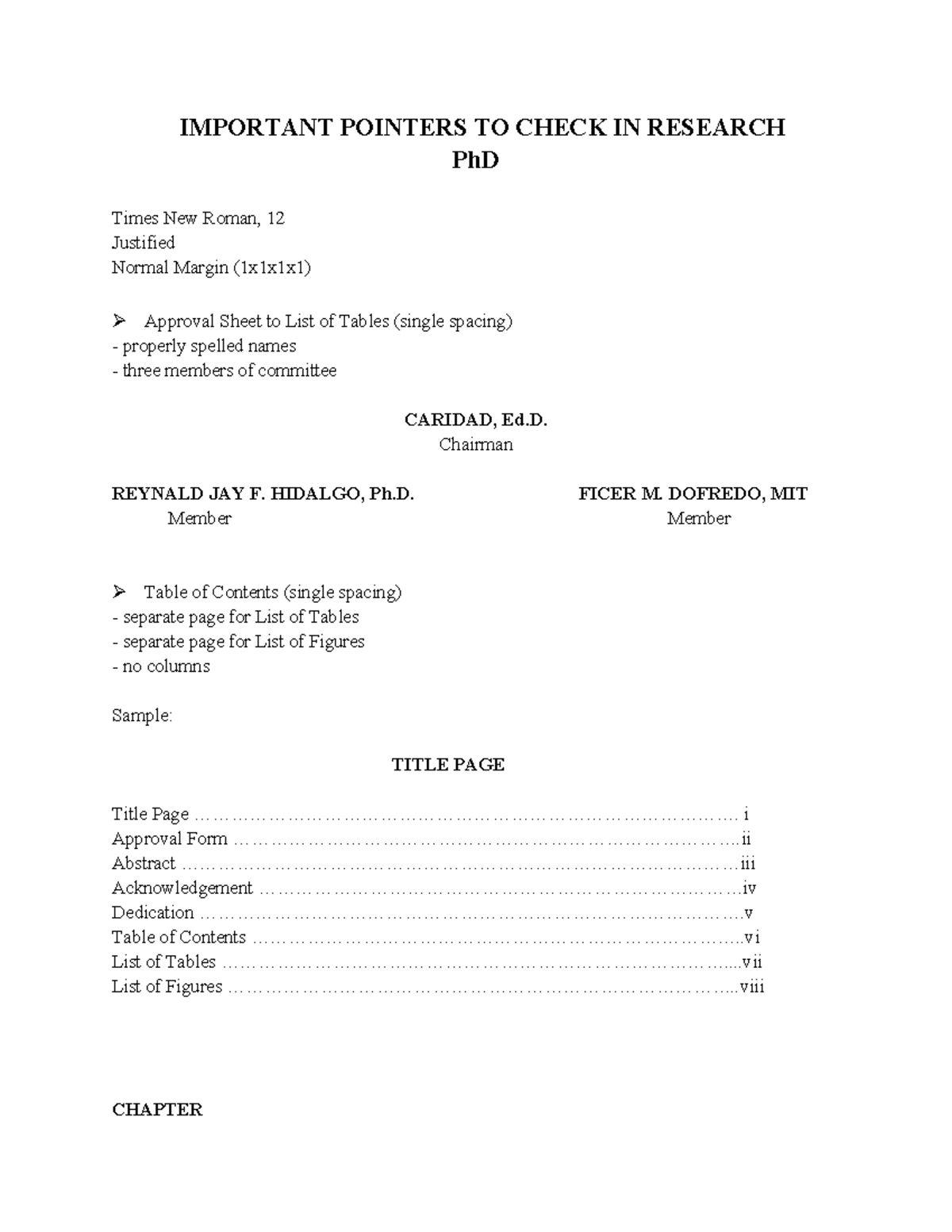 Important pointers for AR checking - IMPORTANT POINTERS TO CHECK IN ...