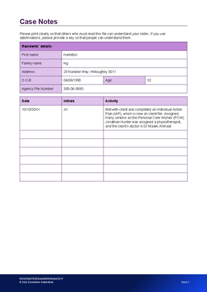 [Solved] Explain what steps a disability support worker should take ...