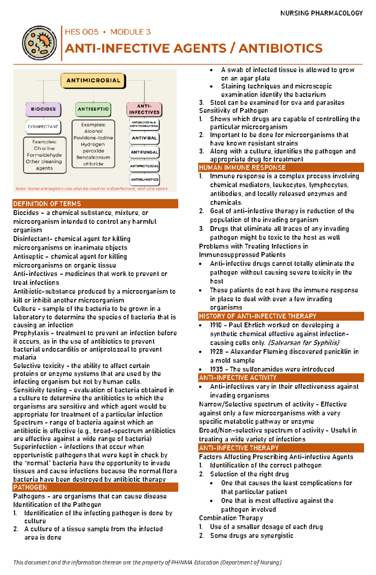 Module 3 - dsfsdfse - DEFINITION OF TERMS Biocides – a chemical ...