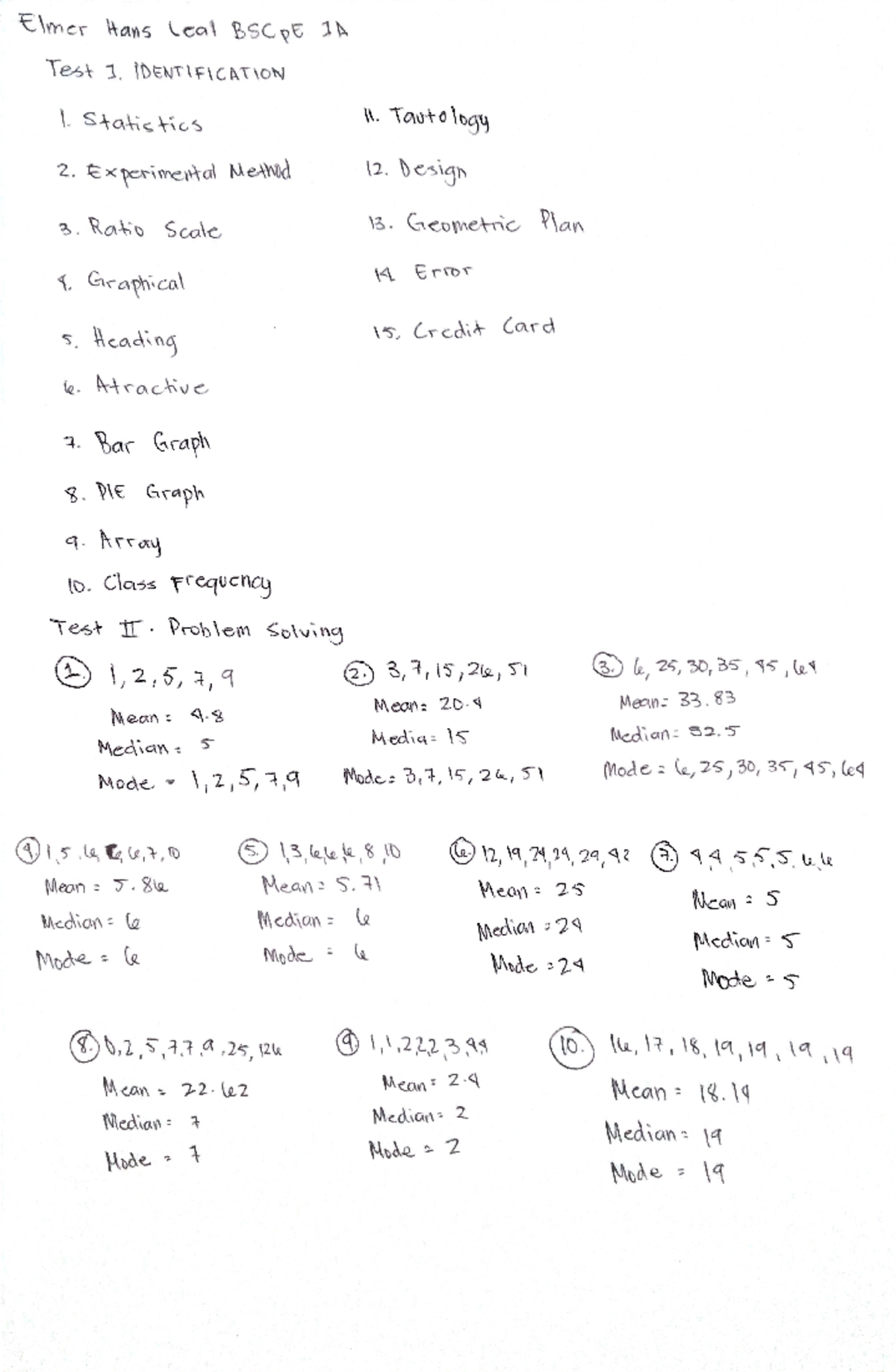 MMW EXAM Elmer HANS LEAL - Computer Engineering - Studocu