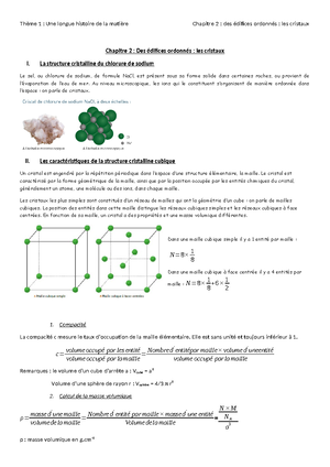 Fiche exercices chapitre 2 - Thème 1 : Une longue histoire de la ...