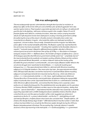 HIST1701H guide to HIST1701H 2018 - GUIDE TO HIST 1701H Jason Dyck ...