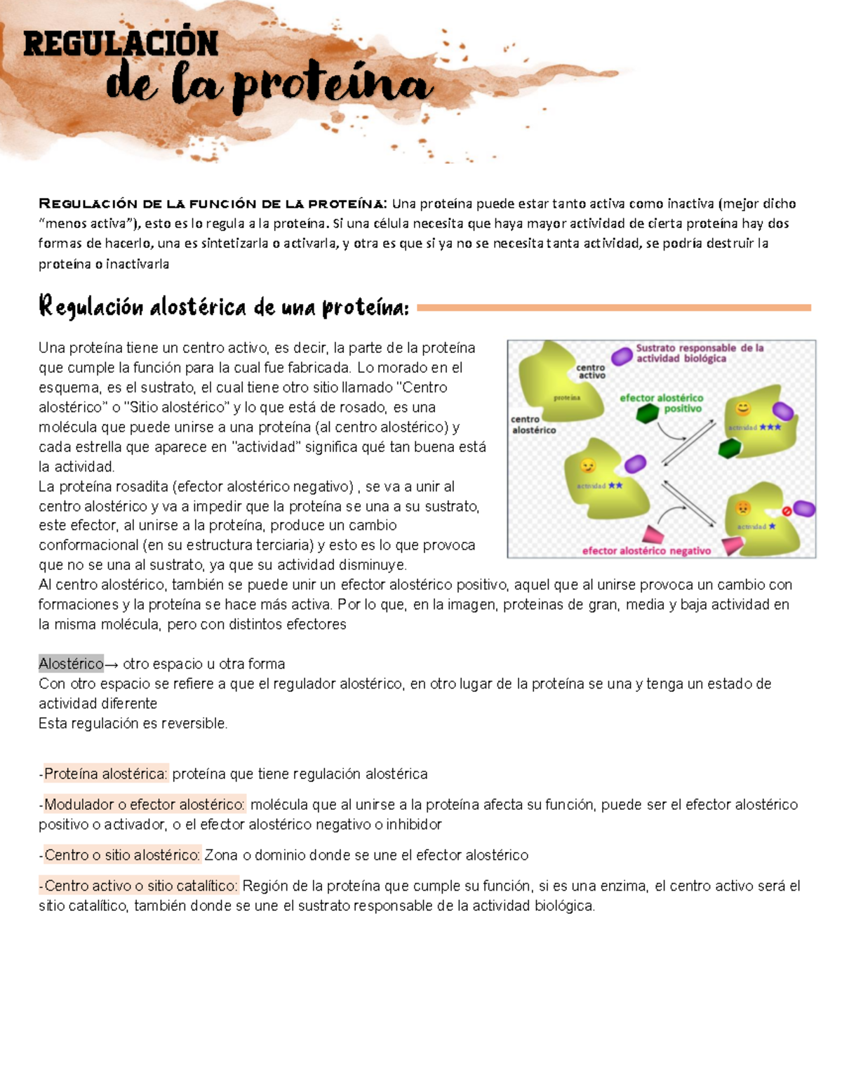 Regulación de la proteina(1) - Warning: TT: undefined function: 32 Warning: TT: undefined ...