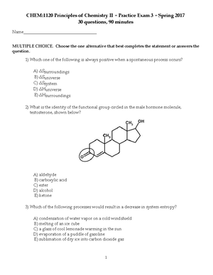 Pre Lab Topic 11 Pchem 2 - CHEM1120000A - Studocu