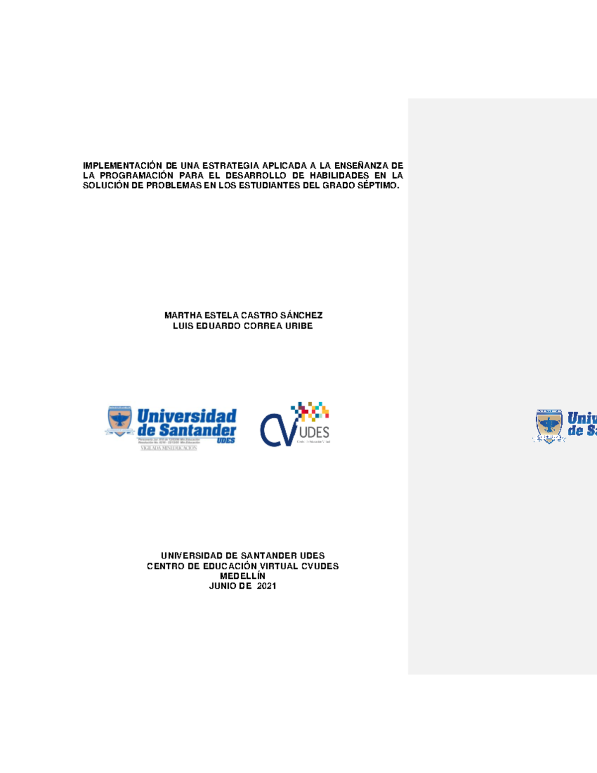 Implementación Estrategia Aplicada Enseñanza Programación Estudiantes ...