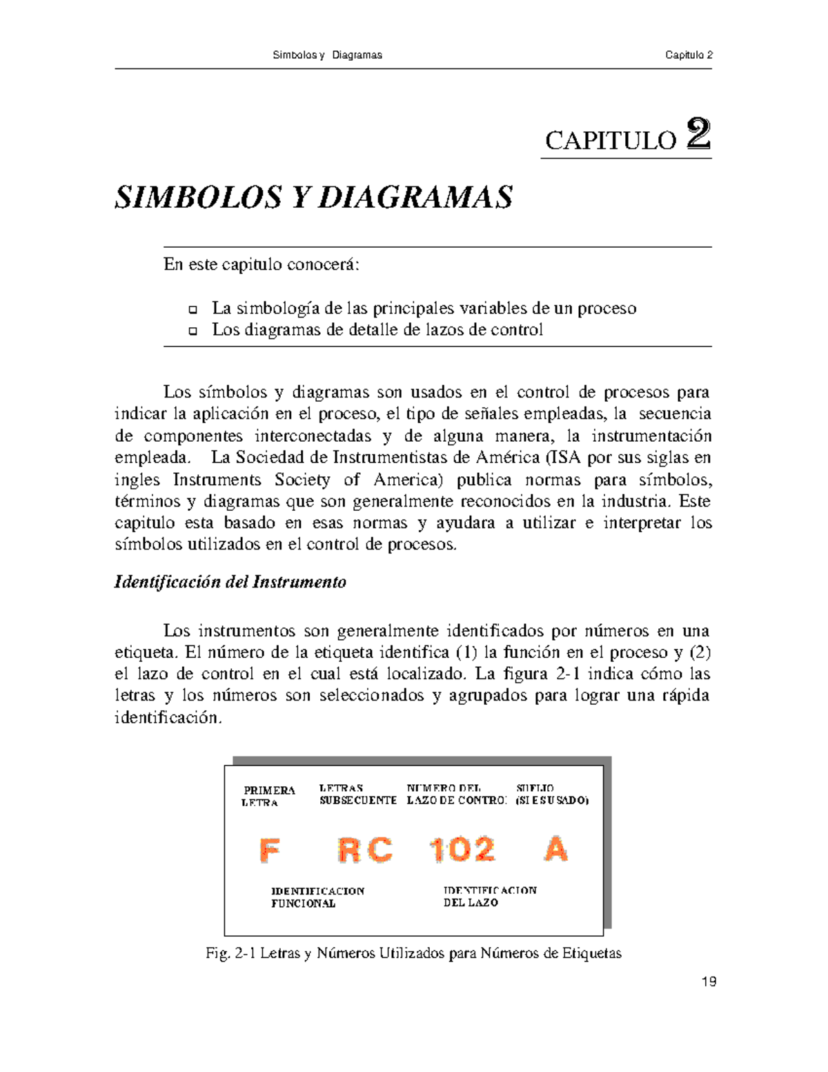 Simbologia-ISA - CAPITULO 2 SIMBOLOS Y DIAGRAMAS En este capitulo ...