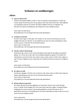 Aanvullingen en correctie platentektoniek - 1 Aanvullingen en ...
