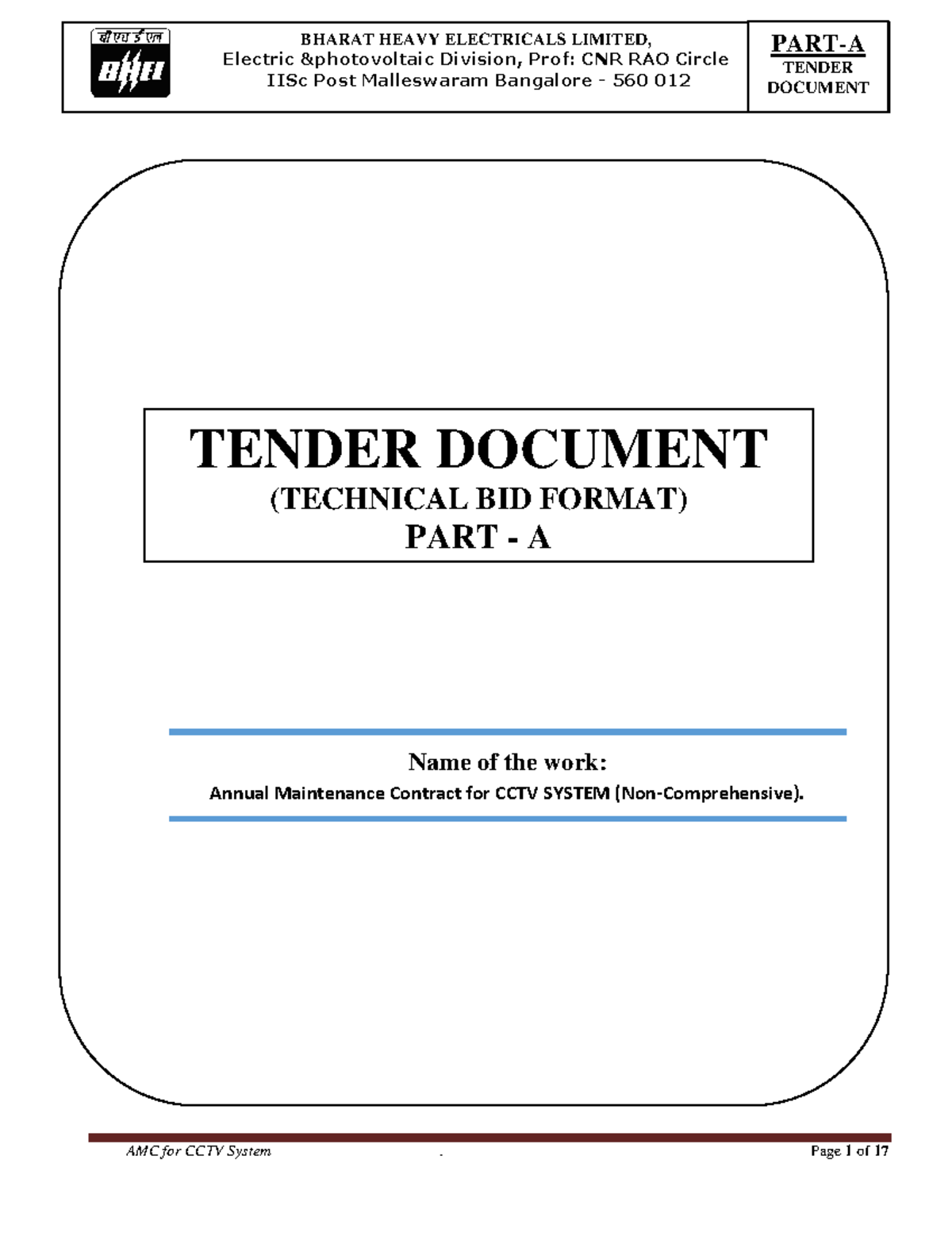 43-cctv-tender-document part-a-b-1571207027 - 1 - 1 - Electric ...