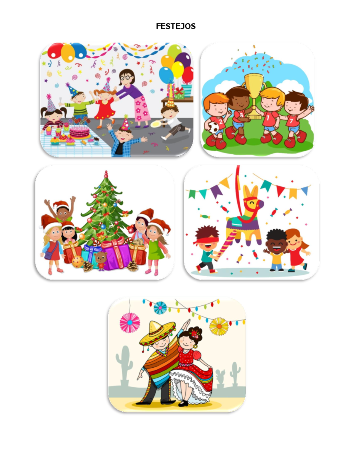 Actividades Proyecto Así festejan las familias de mi comunidad ...