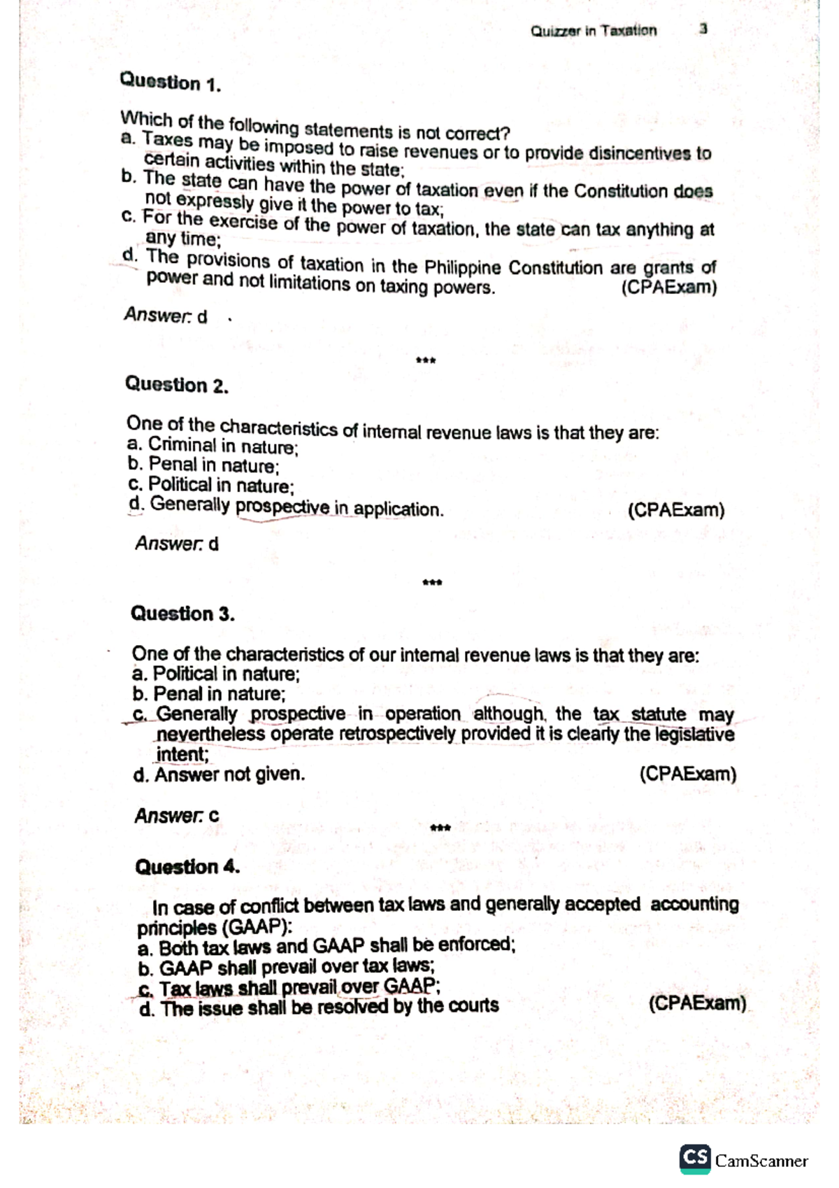 Taxation Reviewer - - Studocu