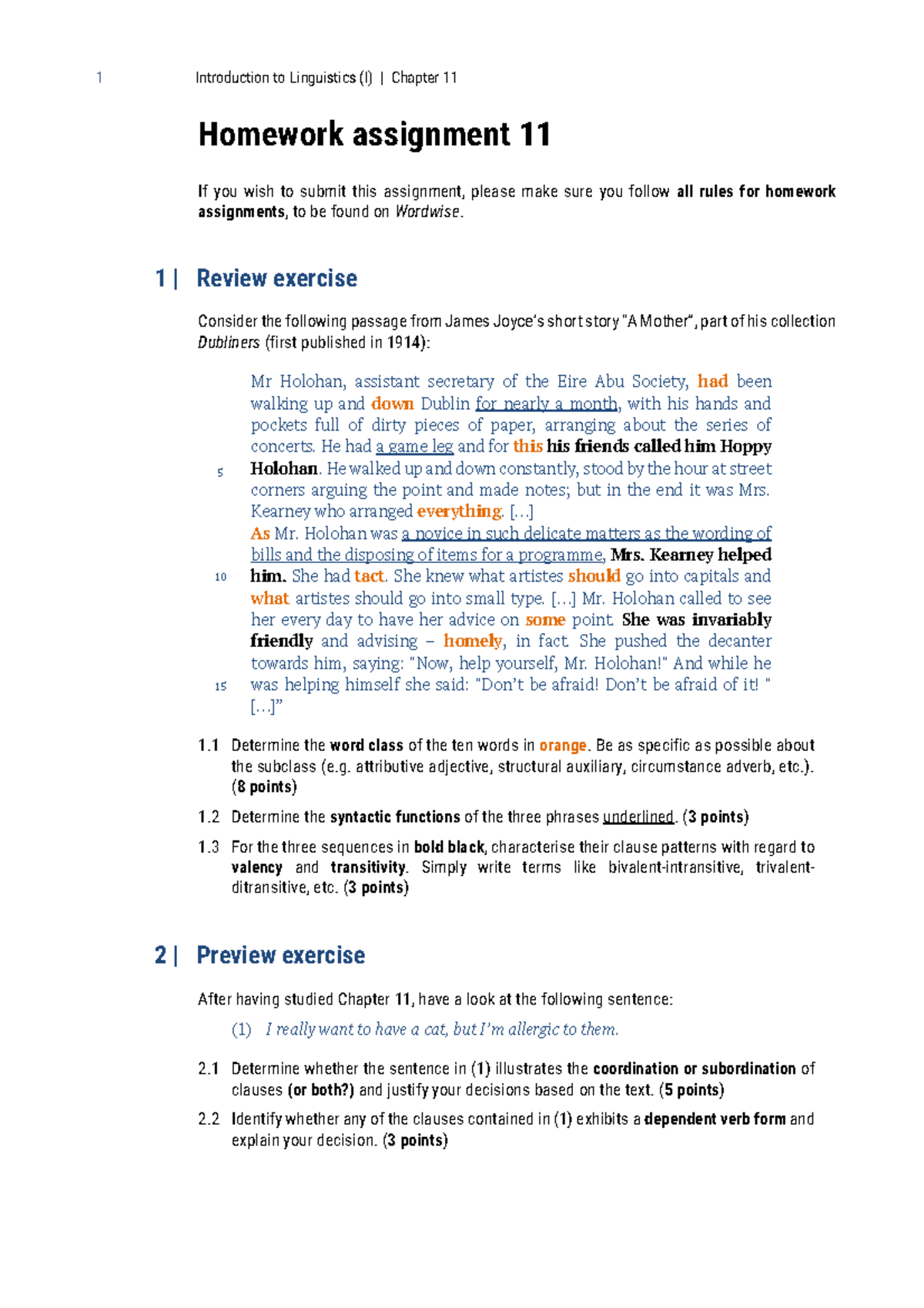 Intro Ling I HA11 - 1 Introduction to Linguistics (I) | Chapter 11 ...