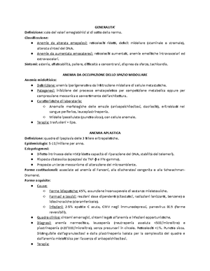 Leucemia acuta mieloide - GENERALITA’ SULLE LEUCEMIE ACUTE Definizione ...
