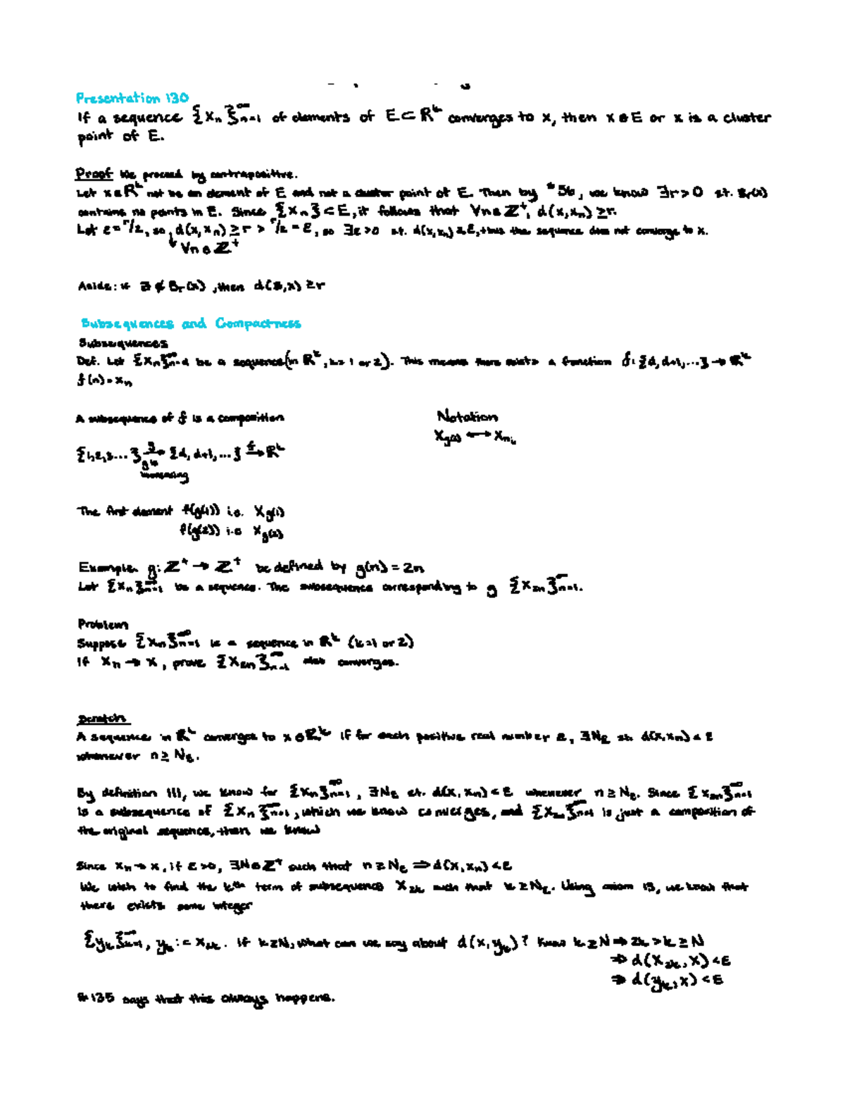 Presentations 130, 143 - MATH 312 - Studocu