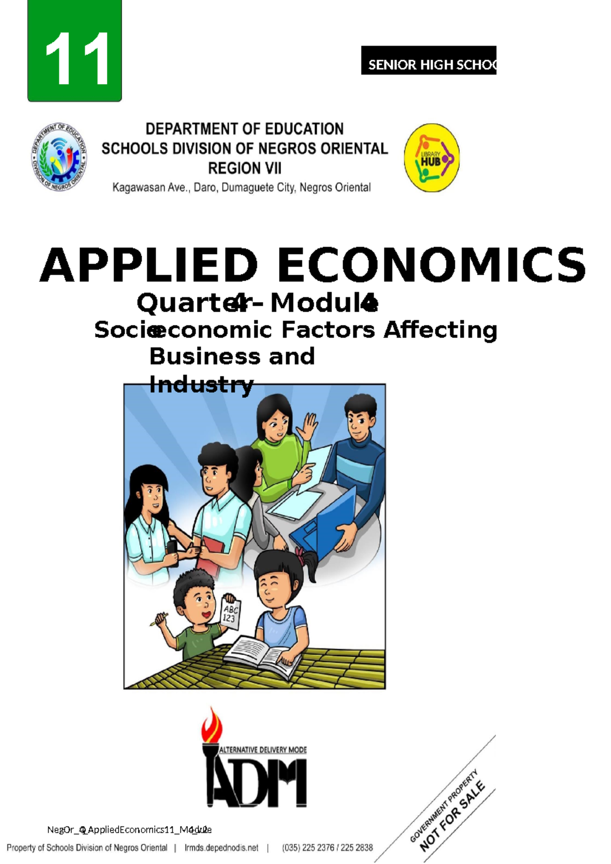 AE-Q4-Module-4 - applied economics quarter 4 module 4 - NegOr_Q 4 ...