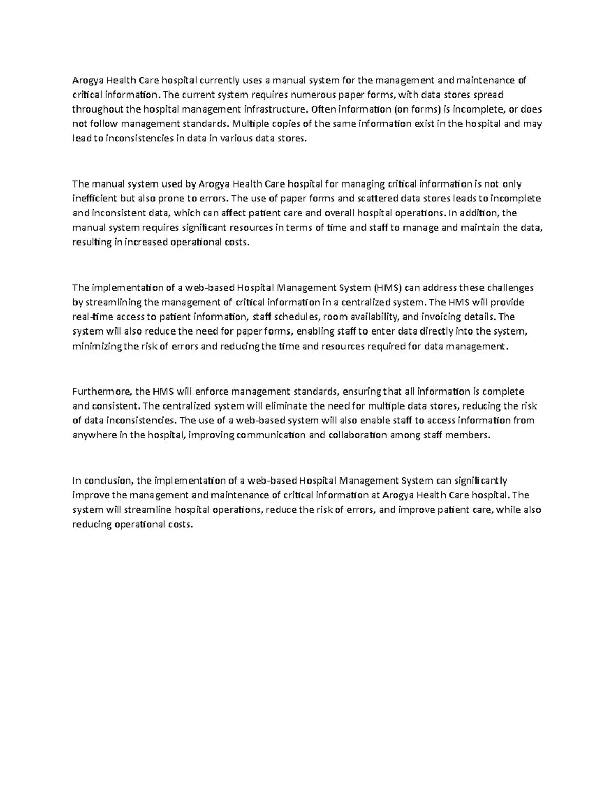 Web Arogya Health Care hospital - Arogya Health Care hospital currently ...