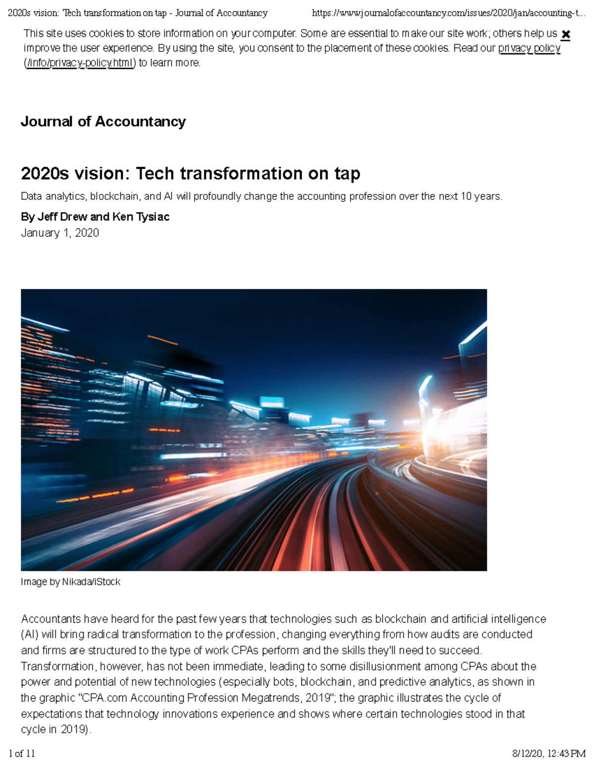 2020s Vision thats the name of the book - This site uses cookies to ...