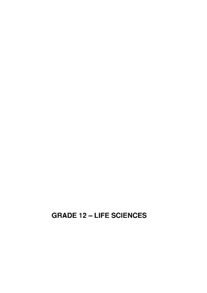 Grade 12 LIFE Sciences Notes - Reproduction AND Endocrine System AND ...