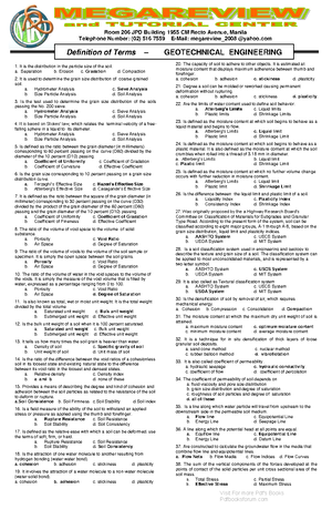 Mega Review - Strength of Materials Module 1 - Room 206 JPD Building ...