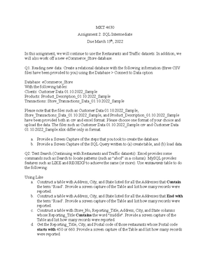 Assignment 4 - Disney - Homework - Baruch College, Zicklin School of ...